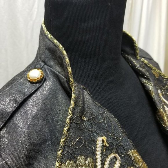 Grifflin Paris | Jackets & Coats | Grifflin Metallic Vintage Art ...